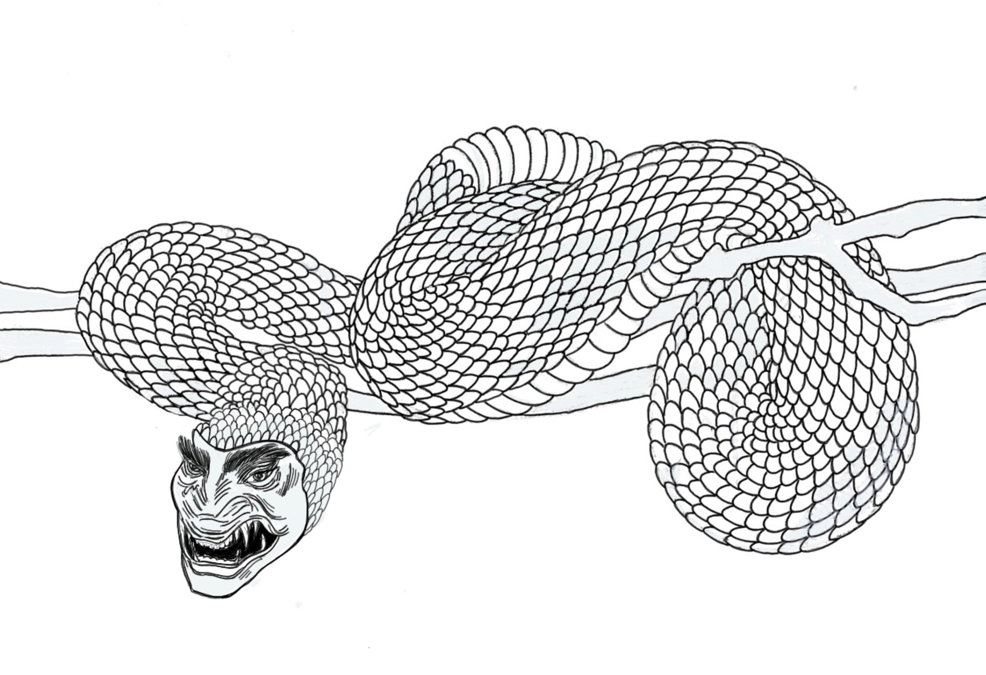 Snake with Human Head Found in Arkansas - Roy Bentley - NiftyLit